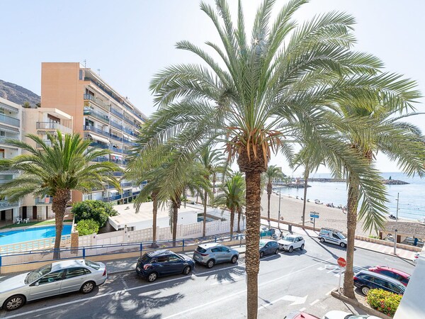Acogedor Apartamento Para 6 Personas Con A/c, Wifi, Tv, Terraza, Mascotas Permitida Y Aparcamiento - Aguadulce