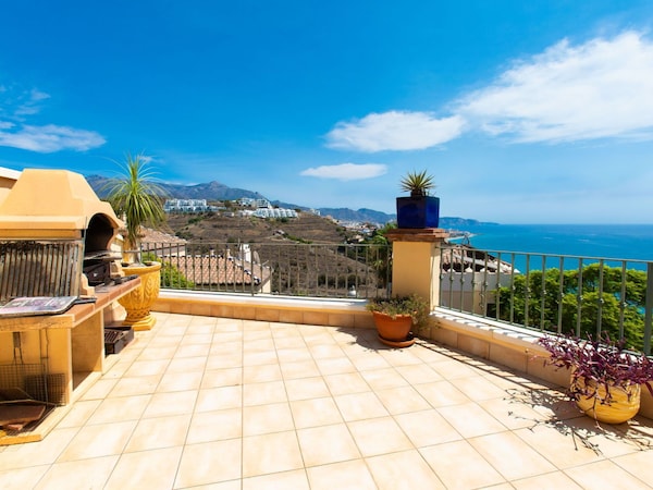 Gemütliche Wohnung Für 6 Personen Mit Klimaanlage,  W-lan, Pool, Terrasse Und Haustiere Erlaubt - Torrox-Costa