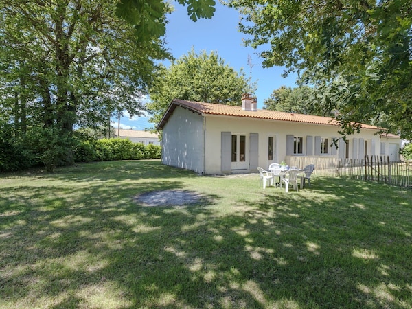 Merveilleuse Maison De Vacances Pour 4 Personnes Avec Wifi, Tv, Animaux Admis Et Parking - Meschers-sur-Gironde