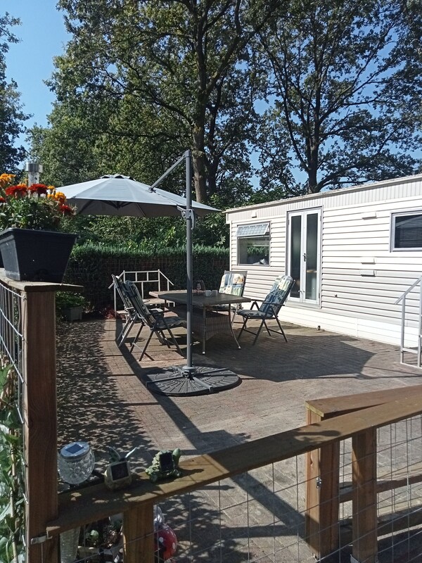Cozy, Mobile Home Banjer At Camping De Tien Heugten In Schoonloo - Drenthe