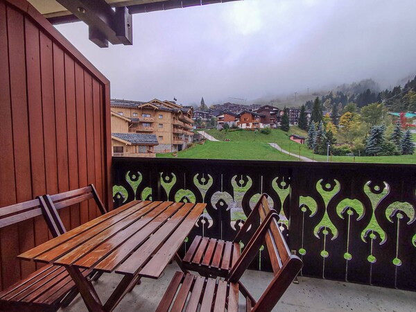 Cozy Apartment With Equipped Kitchen, Balconies In Valmorel - Saint-François-Longchamp