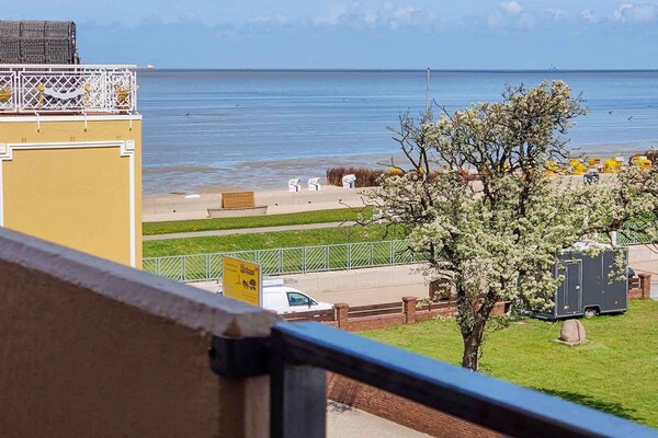 Große Ferienwohnung 8 Im Haus Seeluft Mit Drei Balkonen Und Meerblick - Cuxhaven