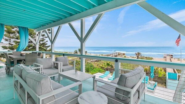 Beautiful Luxury Beachfront Home On Vilano Beach With Pool And Hot Tub! - St. Augustine, FL