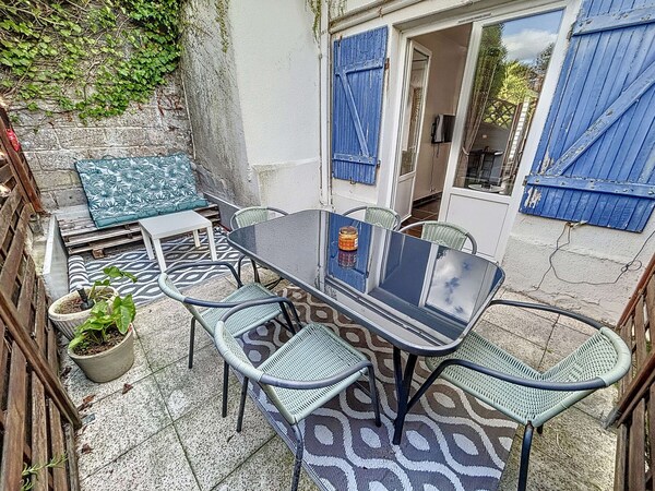 Appartement Rdc Près De La Plage Avec Terrasse Et Wi-fi - Jullouville