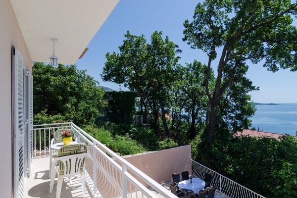 Apartments Marmo - One Bedroom Apartment With Balcony And Sea View (Apartman 1) - Mlini