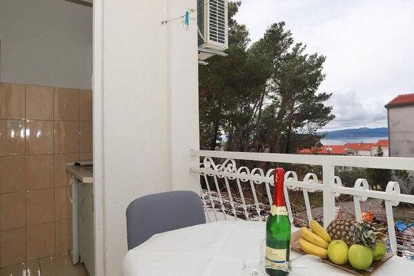 Apartments Pezo - Premium Studio With Balcony And Sea View - Promajna