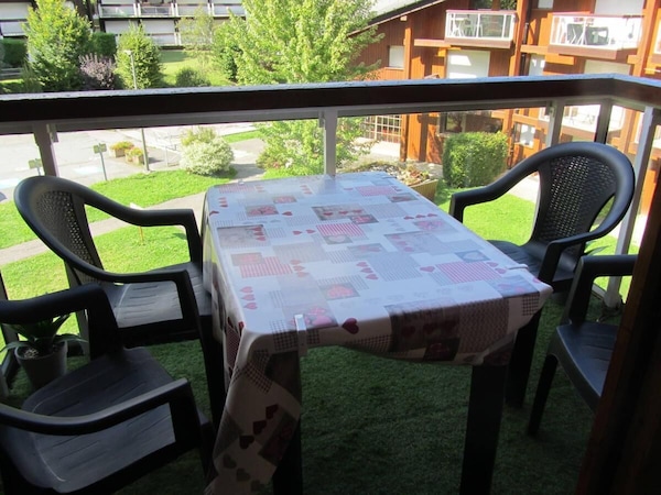 2ème éTage, Vue Montagne, Balcon, Parking, Télévision, Casier à Ski, 23m², Les Contamines-montjoie - Les Contamines-Montjoie