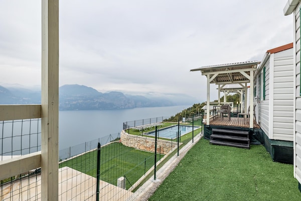 Mobile Home 'Ciclamino' With Lake View, Wi-fi And Air Conditioning - Malcesine