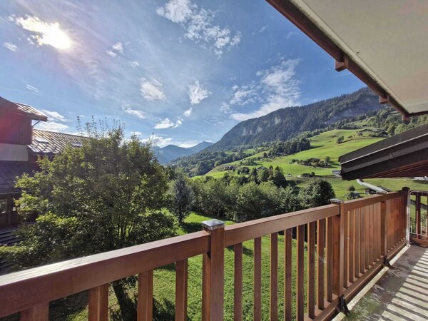 Appartement Cosy Avec Balcon Et Vue Montagne - Crest-Voland