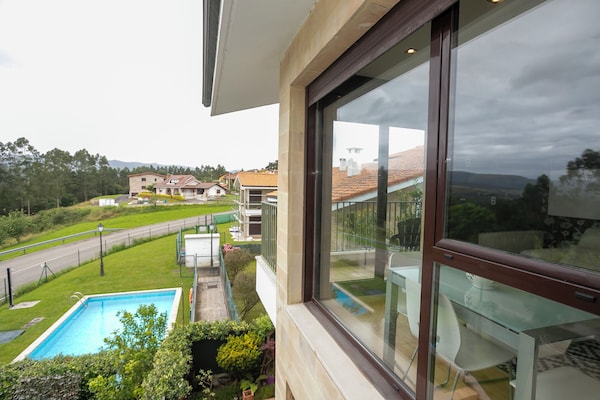 Apartamento En Valoria Con Piscina - Cabezón de la Sal