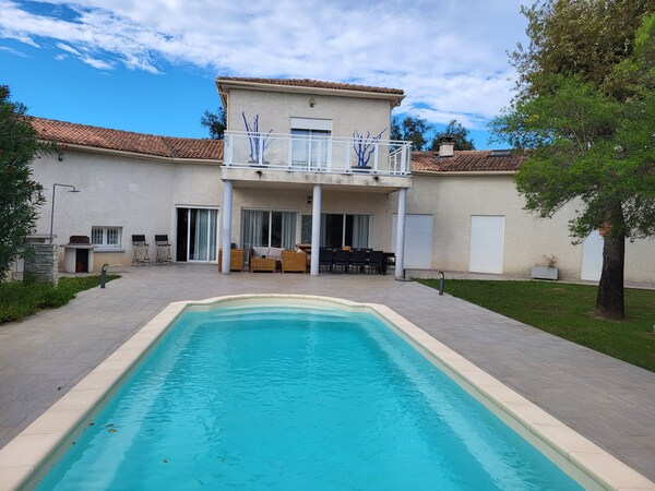 Quiet, Air-conditioned Villa With Private Pool 5 Minutes From Sea And Mountains. - Ghisonaccia