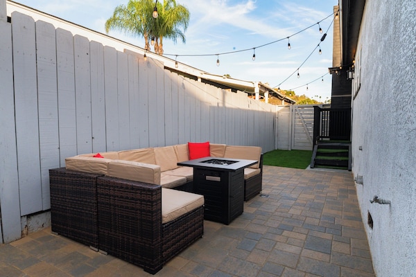 Sdsu/downtown <10 Min - Gameroom - Fire Pit - Free Parking - Easy Freeway Access - La Mesa, CA