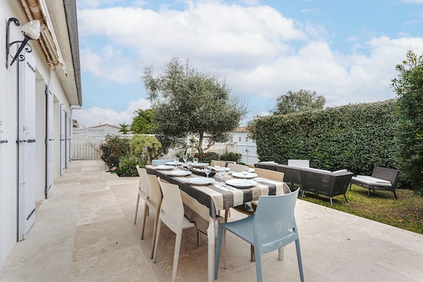 Holiday Home 'Maison 120m2 Pres Centre Et Plages' With Terrace, Garden And Wi-fi - Saint-Martin-de-Ré