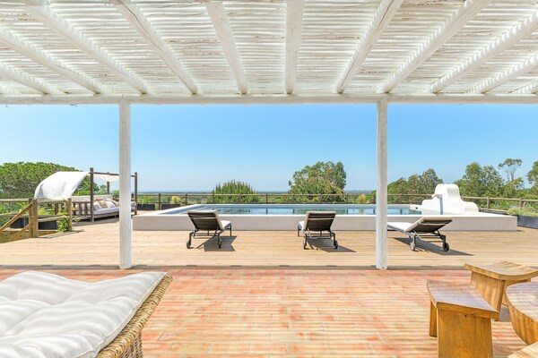 Villa 'Monte Da Torre' With Sea View, Wi-fi And Air Conditioning - Melides