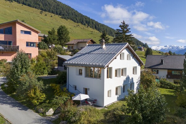 Chasa Arquint: Abitaziun Notta - Cosy 3-room Flat With A View In Sent - Sent