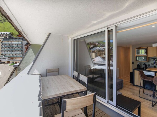 Coquet Appartement 4 Pers Avec Déco Montagne Et Balcon, Proche Des Pistes - Lac d'Aygue Rouye