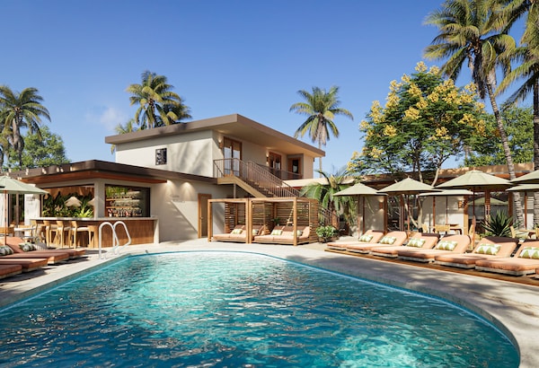 Queen Suite With Poolside Charm - Palm Springs