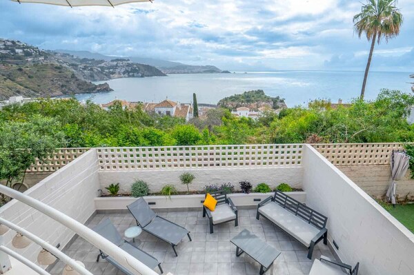Beachfront, Pool, Townhouse With Sea View - Costa Tropical