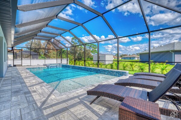 Stylish New Build With Pool, Spa, And Design - Port Charlotte, FL