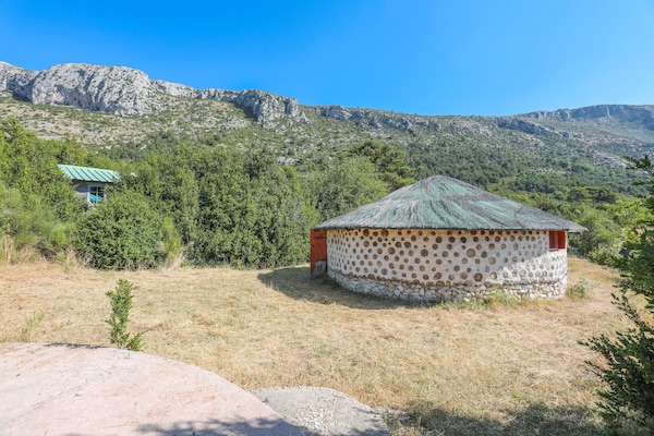 Cabane "Case Africaine" Avec Vue Sur Montagne Et Jardin Privé - Castellane