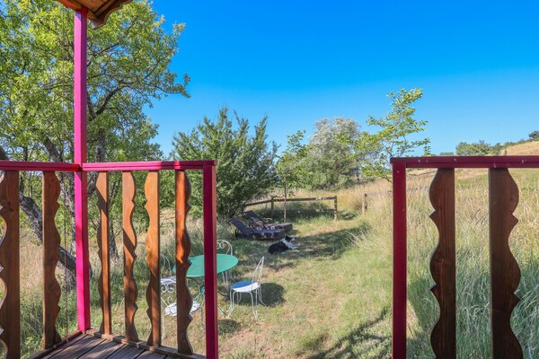 Wohnwagen 'Roulotte Ferme St Pierre' Mit Privatem Garten - Castellane