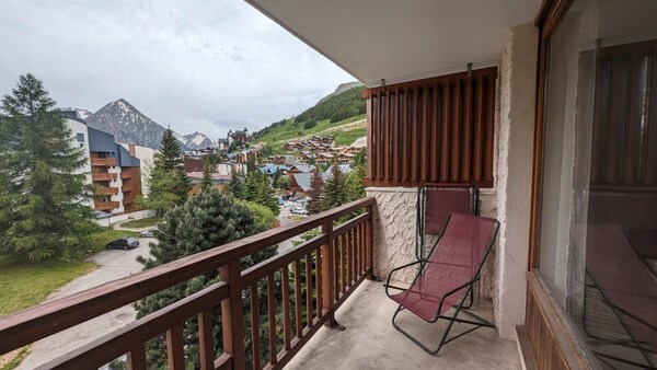 20m From Resort Center, 4th Floor, Balcony, Ski Locker, 33m², Les 2 Alpes - Les Deux Alpes