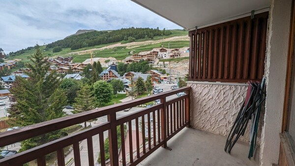 20m From Resort Center, 4th Floor, Balcony, Ski Locker, 33m², Les 2 Alpes - Les Deux Alpes