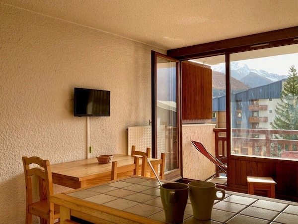 20m From Resort Center, 6th Floor, Balcony, Ski Locker, 34m², Les 2 Alpes - Les Deux Alpes