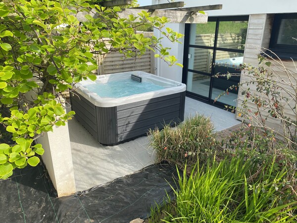 Villa Montmarin Vue Mer Bretagne Nord Vers Carantec Morlaix Locquenole Avec Spa - Plage de Plougasnou-Saint-Jean-du-Doigt