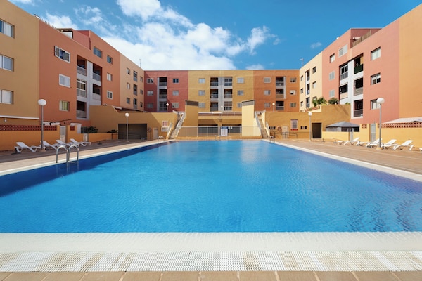 Appartement De Vacances "Rincon Tropical" Avec Vue Sur La Mer, Piscine Partagée Et Wi-fi - Candelaria