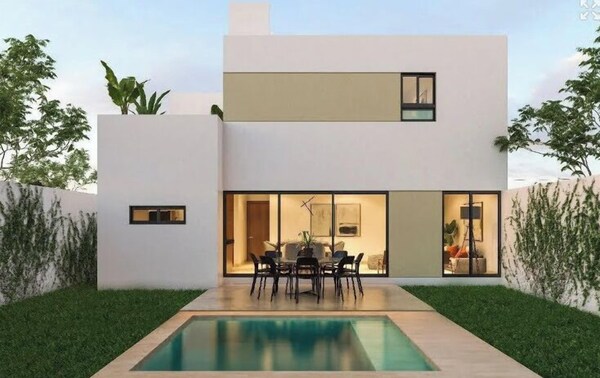Promotion Equipped House + Terrace + Private Pool - Yucatan