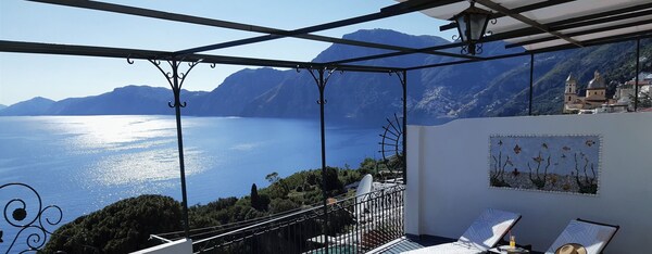Casa Maria Cristina - Large Terrace With Sea View Towards Capri And Positano - Positano