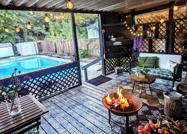 Charming 3-br House In Nashville. 15m Downtown,10m Airport,5m Zoo. Hottub N Pool - Brentwood, TN