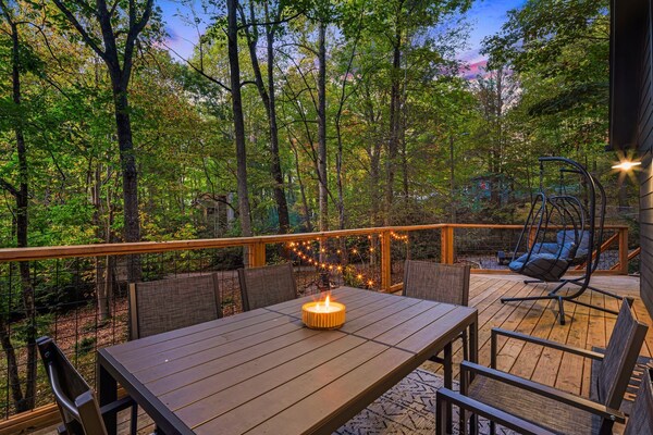 Private Mtn Haven: Hot Tub, Game Room, Cold Plunge, & Fire Pit - Sylva, NC