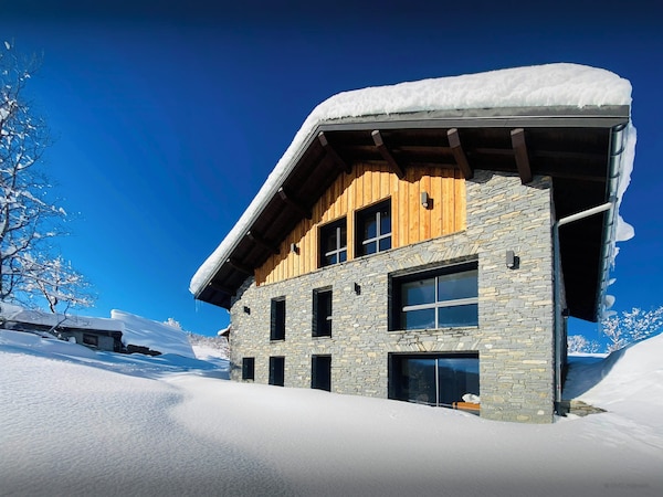 Chalet Confidentiel - Secluded Stay Mountain & Valley Views - Ovo Network - Les 3 Vallées