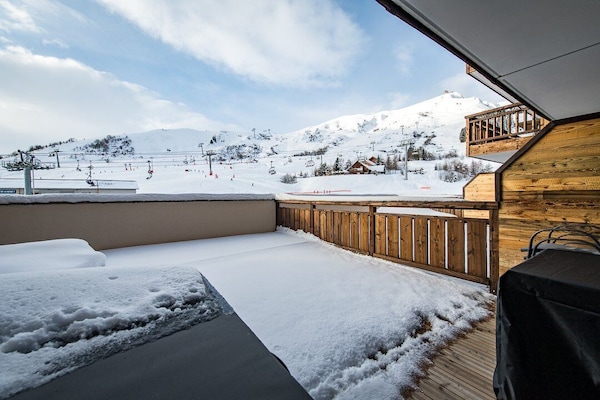 Appartement 8/10 Personnes Avec Jacuzzi Dans Une Résidence Neuve Au Pied Des Pistes - Saint-Jean-d'Arves