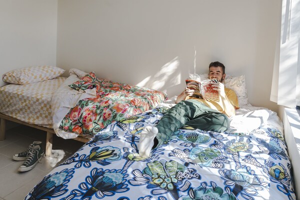 Bedroom 3: Free Wifi, 2 Single Beds, Ceiling Fan - Greenmount