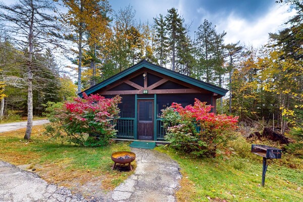 Adventure Ready Studio Cabin With Wooded Views, Fireplace, & Ac - Camden, ME