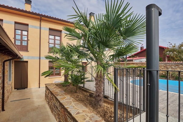 Apartamento 'Habitacion 1 Adaptada' Con Piscina Compartida, Terraza Compartida Y Wi-fi - Camarzana de Tera