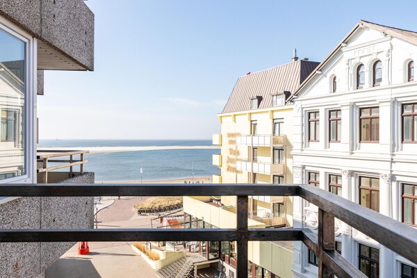 Sandbank Domizil Im Haus Seeblick - Blick Auf Die Nordsee! - Borkum