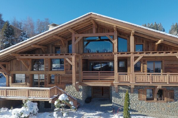 Chalet "My World" Avec Piscine Privée, Jardin Privé Et Wi-fi - Les Contamines-Montjoie