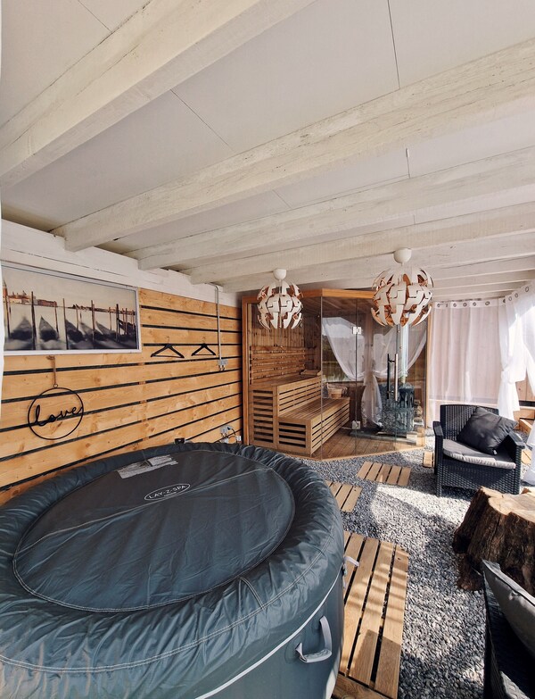 Coeur Nature Private Estate With View, Wood-fired Sauna And Jacuzzi. - Sambreville