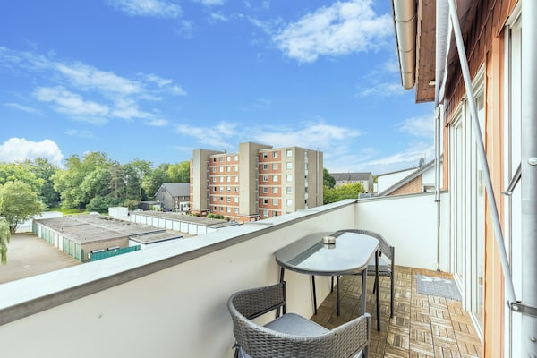 Fewo Gladbeck Große 2 Zimmerwohnung Mit Balkon Nahe Moviepark & Arena Aufschalke - Gelsenkirchen