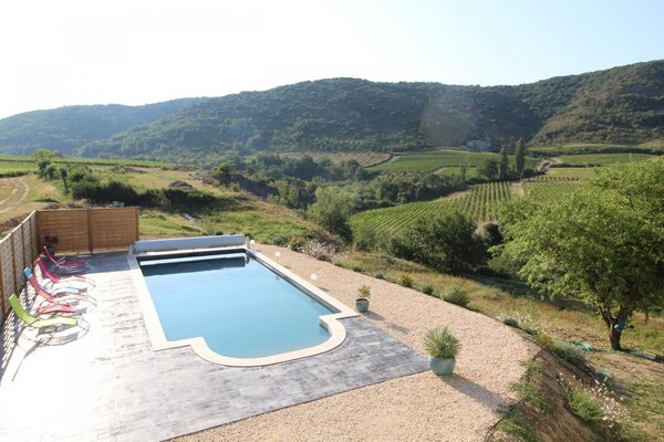 Gite Du Soulier*** 6p, 3ch, Piscine - Ardèche