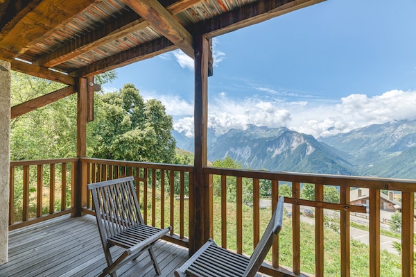 Chalet 'Gabbro- Moderne Tout Confort' Con Vista Sulle Montagne, Terrazza Privata E Wi-fi - Villard-Reculas