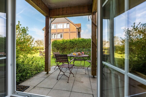 Ferienwohnung 'Kleine Ella Pellworm' Mit Privatterrasse, Gemeinschaftsgarten Und Wi-fi - Pellworm