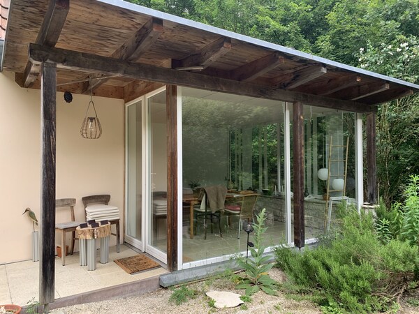 Ferienhaus 'Naturhaus An Der Sulzburg' Mit Bergblick, Privater Terrasse Und Wi-fi - Bad Urach