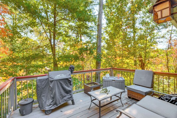 Hot Tub, Deck & Grill: Secluded Cabin In Clayton - Dillard, GA
