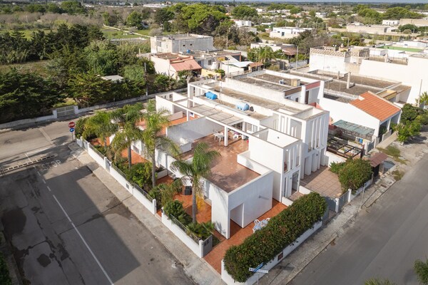 Casa Vacanze 'Villetta Panoramic Rooftop San Foca' Con Terrazza Privata, Wi-fi E Aria Condizionata - Melendugno