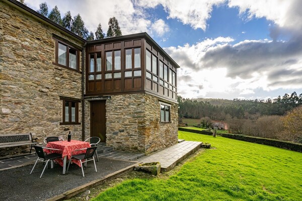 Maison De Campagne "A Concha" Avec Terrasse Partagée, Jardin Privé Et Wi-fi - Galice